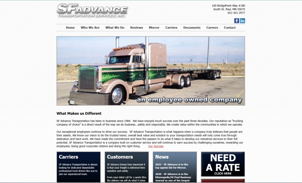 SF Advance - Esultants Web Services